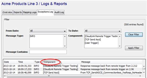 Log Message