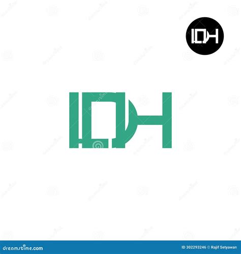 Letter Ldh Monogram Logo Design Vector Illustration 302293246