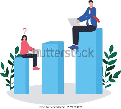 boss vs employee difference salary gap stock vector royalty free