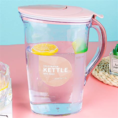 Ikohbadg 14l Fridge Door Water Jug With Handle Bpa Free Plastic