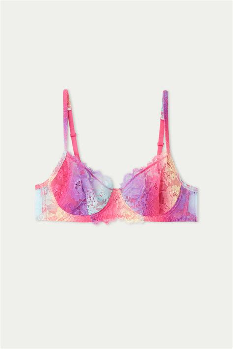 Paris Rainbow Lace Balconette Bra Tezenis
