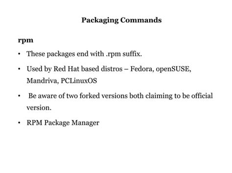 Linux Package Management Pptx