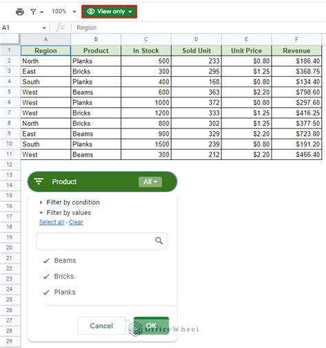 Google Sheets Slicer VS Filter A Comprehensive Guide OfficeWheel