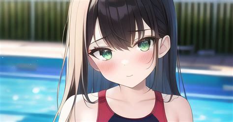 水着 ロリ娘 ハイレグ競泳水着 宮乃森のイラスト Pixiv