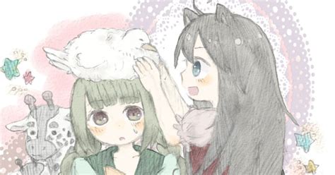 萌えcanちぇんじ ぬいぐるみ ももすけのイラスト Pixiv