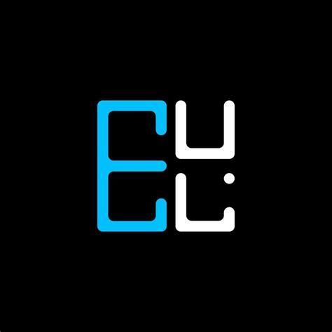 Eul Letter Logo Creative Design With Vector Graphic Eul Simple And