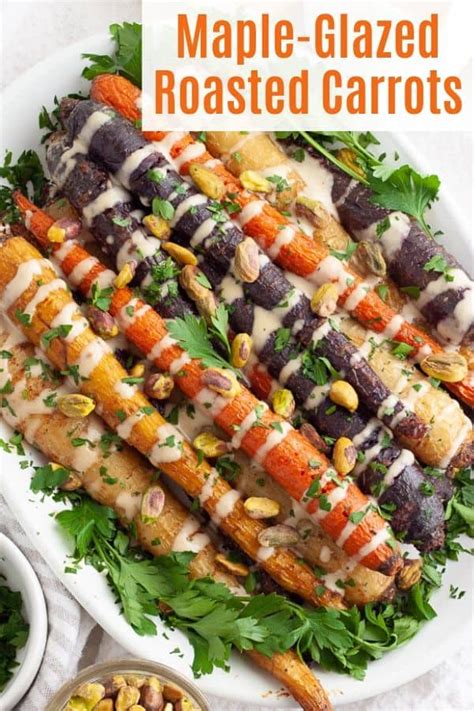 Maple Glazed Roasted Carrots Plantwell
