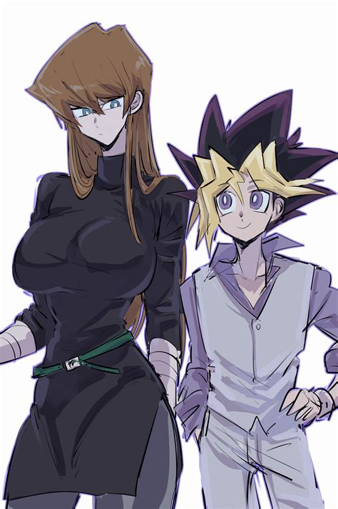 Muto Yugi And Kaiba Seto Yu Gi Oh And 1 More Drawn By Bibiri