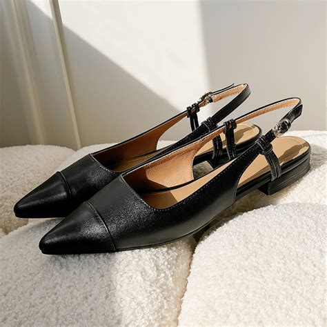 Chiko Faye Pointy Toe Block Heels Slingback Shoes