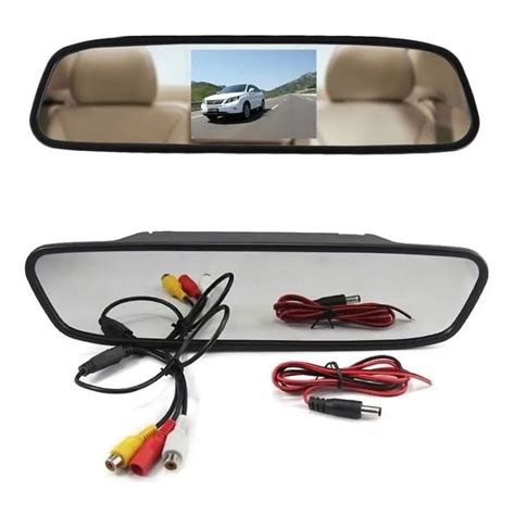 Espelho Retrovisor Monitor Câmera De Ré Tela 43 Lcd 1080p Shopee Brasil