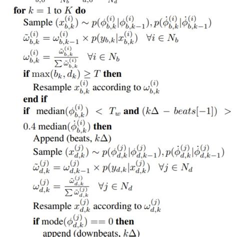 algorithm 1 joint inference procedure download scientific diagram