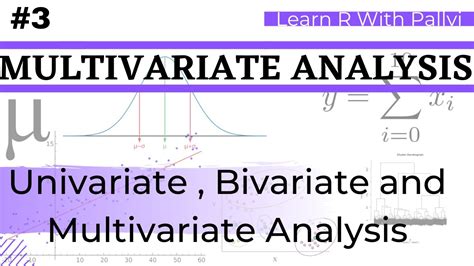 Univariate Bivariate And Multivariate Analysis Learn R With Pallvi Youtube