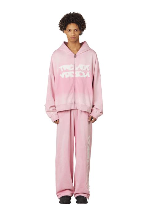 Pink Zip Up Hoodie Trendt Vision