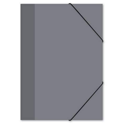 Itenga Organisationsmappe Itenga Gummizugmappe Zeichenmappe A3 Grau