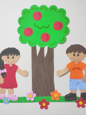 Dia das Crianças Painel de Eva Grande 3 Crianças Elo7