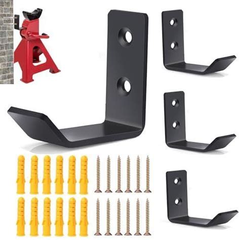 4 Pack Wall Mount Jack Stand Organizer Garage Storage Utility Hooks