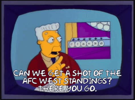 Afc West Standings Update Rraiders