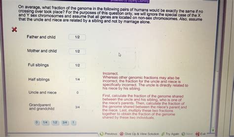 Solved On Average What Fraction Of The Genome In The