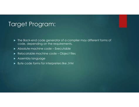 issues in the design of code generator pdf