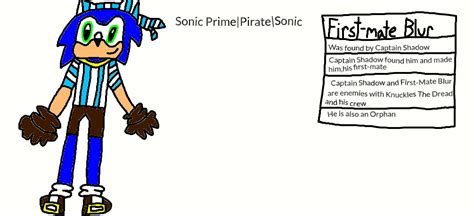 Sonic Prime Pirate Sonic By Sonicthecoolhog123 On Deviantart