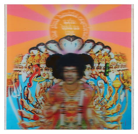 Jimi Hendrix Promotional Lenticular For Axis Bold As Love Rock