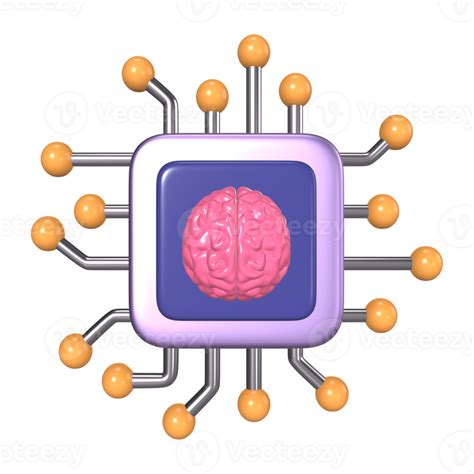 Machine Learning 3d Illustration Icon 45552294 Png