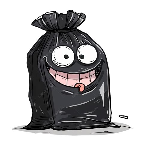 쓰레기통 쓰레기 봉지 만화 쓰레기통 쓰레기 가방 Png 일러스트 및 이미지 에 대한 무료 다운로드 Pngtree