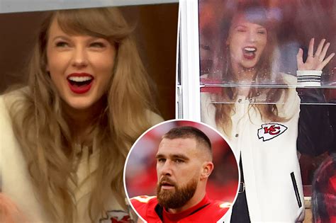 Taylor Swift All Smiles As She Cheers On Travis Kelce At New Years