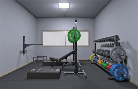 Home Gym Rectangular Room 25 M2