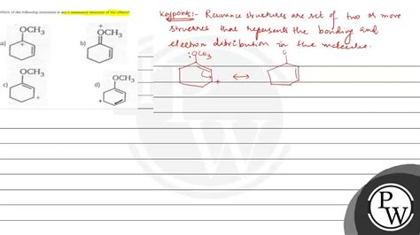 Cyclohexanone Resonance Structures
