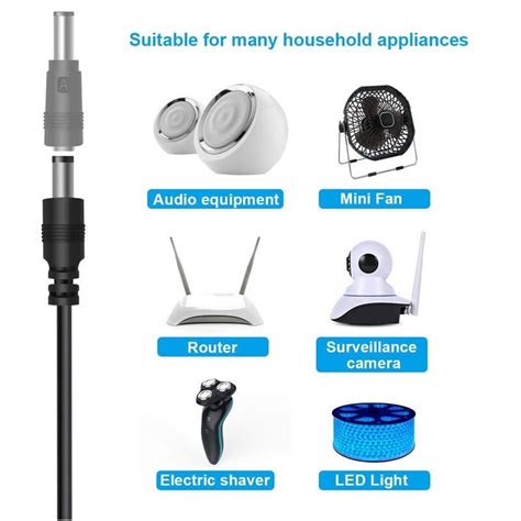 Universele Dc V Power Kabel Usb Naar Dc Plug Opla Grandado