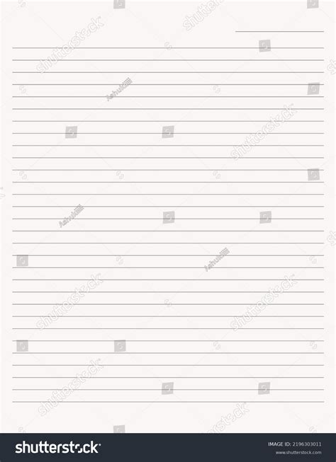 Blank Printable Note Book Paper Graph Stock Illustration Shutterstock