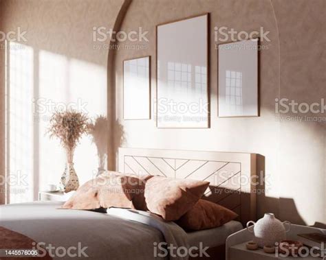 빈 액자가 있는 현대적인 인테리어 모형 템플릿 디자인 3d 렌더링 0명에 대한 스톡 사진 및 기타 이미지 0명 3차원 형태 Gallery Opening Istock