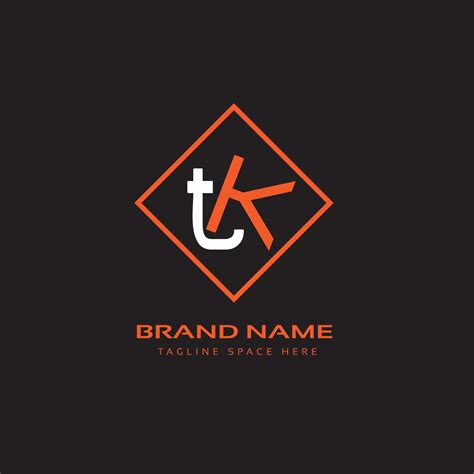 TK Text Logo 16892166 Vector Art At Vecteezy