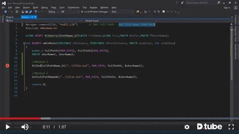 get full path get file name from path with native api