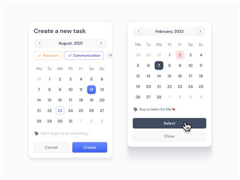 Calendar Date Picker Figma Ui Kit By Roman For Setproduct On Dribbble