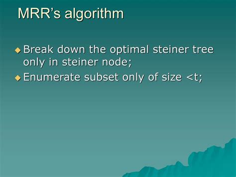 Efficient Algorithms For Steiner Tree Problem Ppt Download