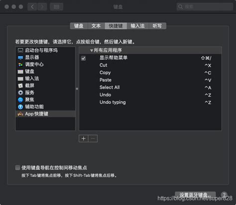 【黑苹果装机实践】mac中设置ctrlcv进行复制粘贴及原生快捷键mac增加复制快捷键设置在哪里 Csdn博客