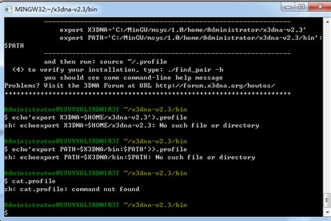 How To Install 3dna On Mingwmsys