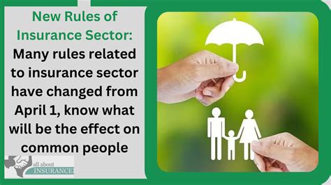 New Rules Of Insurance Sector Many Rules Related To Insurance Sector