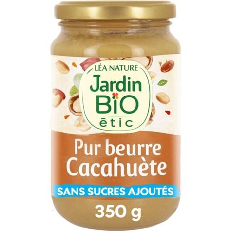 Pâte à tartiner beurre de cacahuètes Bio JARDIN BIO ETIC le pot de g à Prix Carrefour