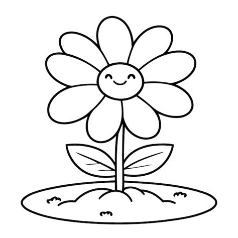 Vetores E Ilustrações De Desenhos Flores Colorir Para Download Gratuito
