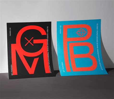 Glossy Psd Paper Mockup Showcase Pixeden Club