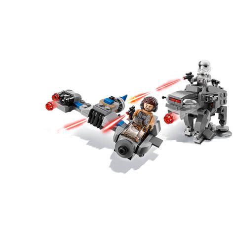 Lego Star Wars Ski Speeder Vs First Order Walker Microfighters 75195