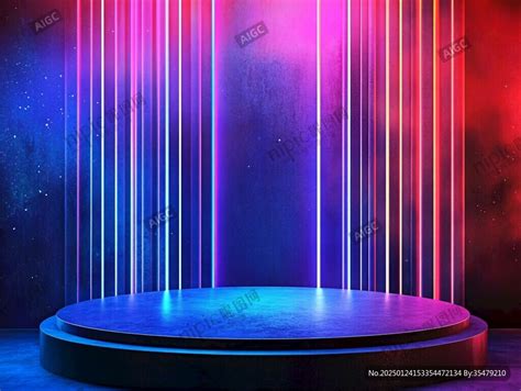 Ai创作图霓虹灯展台 炫彩渐变展台背景 圆柱舞台主图 炫彩舞台 幻彩舞台背景 霓虹灯舞台设计 简约舞台 霓虹灯场景造型 炫丽舞台 酷炫舞台背景 蓝粉色系舞台背景 渐变舞台背景炫彩背景 圆形科技
