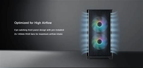 Tecware Neo M2 Omniforge M2 Argb Matx Gaming Casing Blackwhite