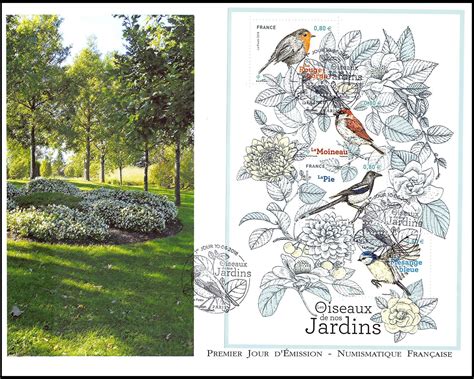 FDC GF LNF Bloc Les Oiseaux De Nos Jardins 10 6 2018 Paris