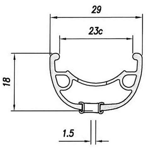 Roue Avant VTT Velox Mach Klixx Noir Velox Disque T X Mm