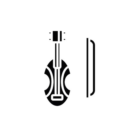 Premium Vector Violin Vector Type Icon