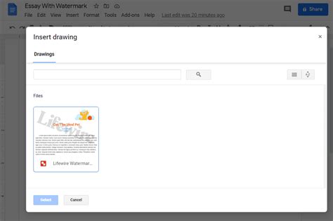 How To Add Watermarks To Google Docs